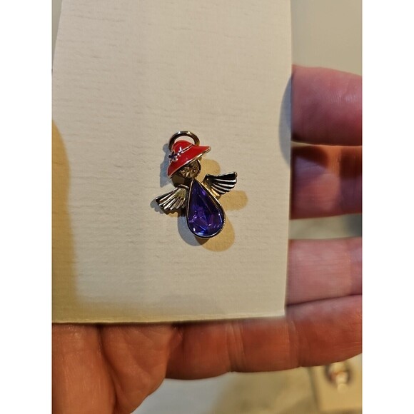 Jewelry | Red Hat Society Angel Vintage Pin | Poshmark